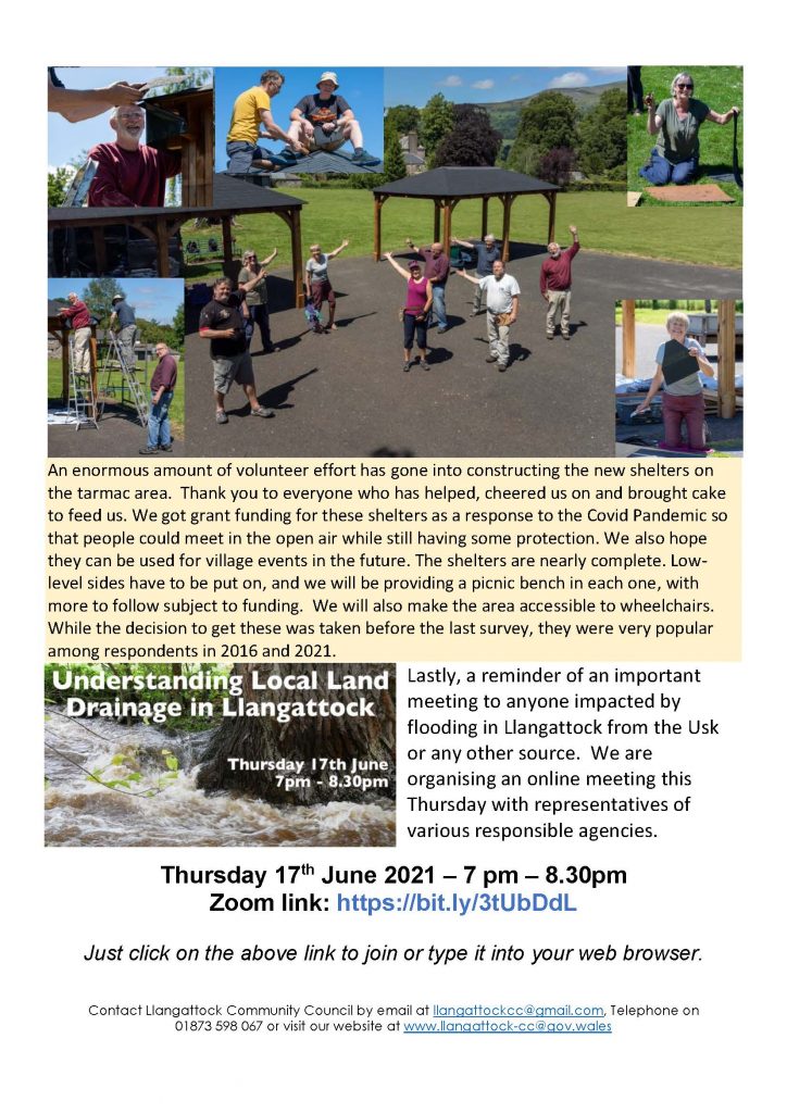 Grant Applications to improve the Recreation Ground - Llangattock ...